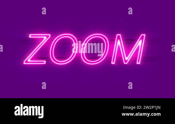 Zoom neon Stock Videos & Footage - HD and 4K Video Clips - Alamy