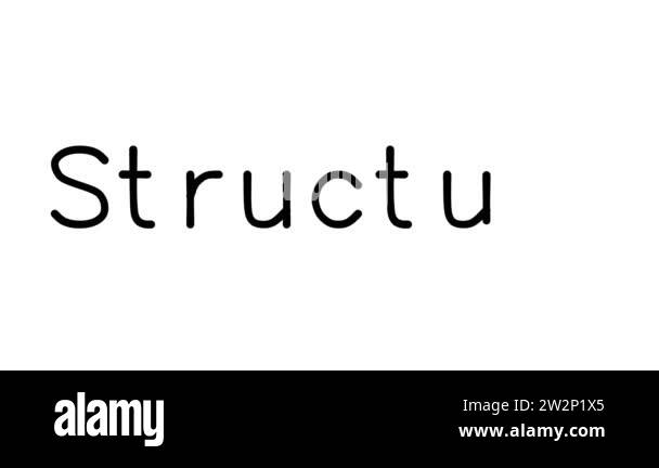 Structure Handwritten Text Animation in Various Sans-Serif Fonts and ...