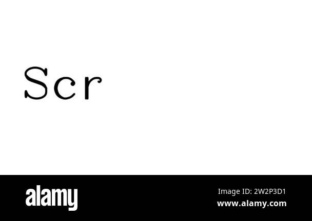 Scriptures Animated Handwriting Text in Serif Fonts and Weights Stock ...