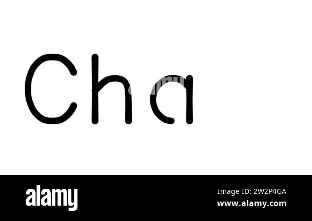 Chalk Handwritten Text Animation in Various Sans-Serif Fonts and ...