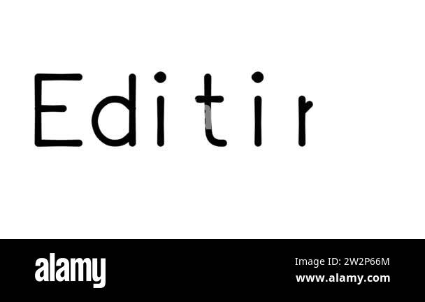 Editing Handwritten Text Animation in Various Sans-Serif Fonts and ...