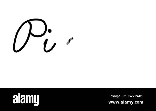 Pizza Decorative Handwriting Animation In Six Cursive And Gothic Fonts