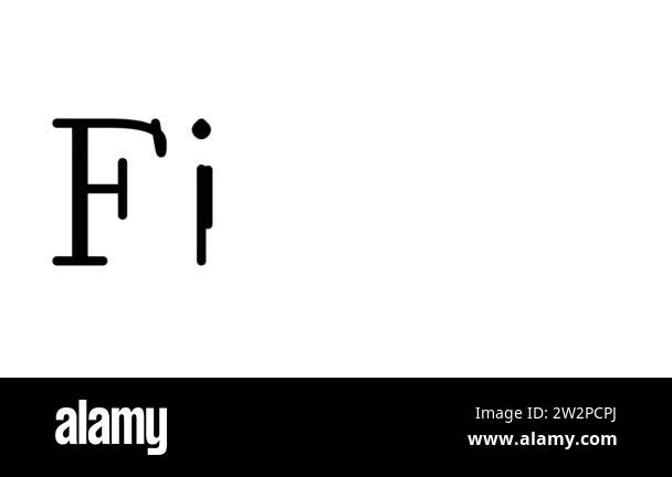 Fixer Animated Handwriting Text in Serif Fonts and Weights Stock Video ...