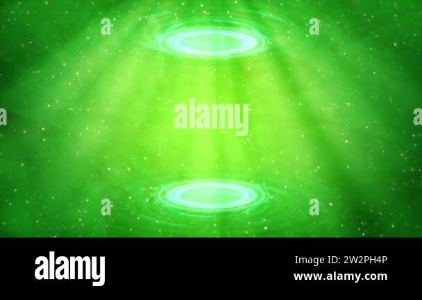 Abstract 3D 4K 60 fps animation - vivid cyber background of two HUD or ...