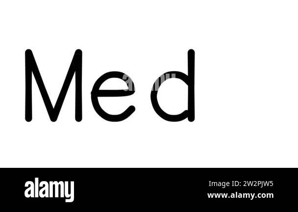Medal Handwritten Text Animation in Various Sans-Serif Fonts and ...