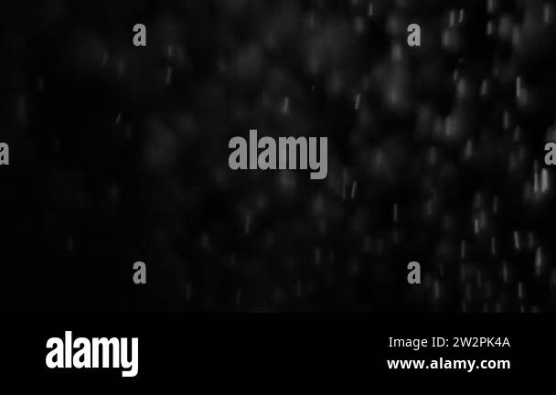 Real rain drops falling or snow 4K alpha channel footage. Heavy rain ...