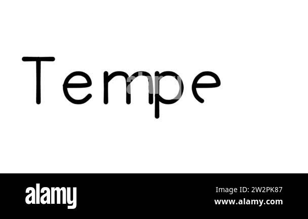 Tempest Handwritten Text Animation in Various Sans-Serif Fonts and ...