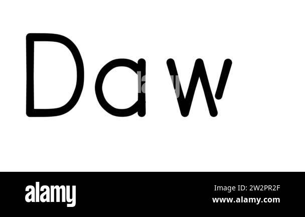 Dawg Handwritten Text Animation in Various Sans-Serif Fonts and Weights ...