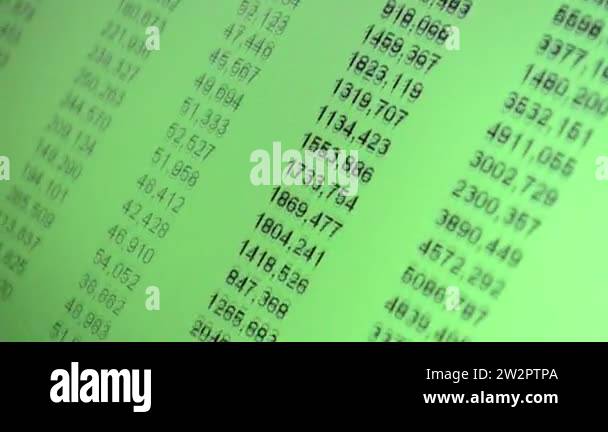 Columns of figures Stock Videos & Footage - HD and 4K Video Clips - Alamy