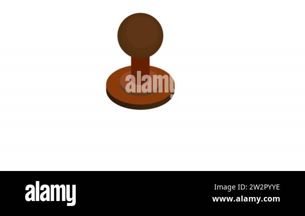censored red stamp motion animation on green background Stock Video ...