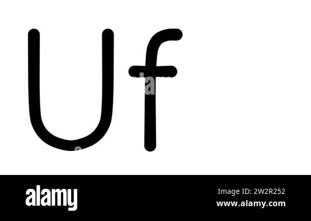 Ufo Handwritten Text Animation in Various Sans-Serif Fonts and Weights ...
