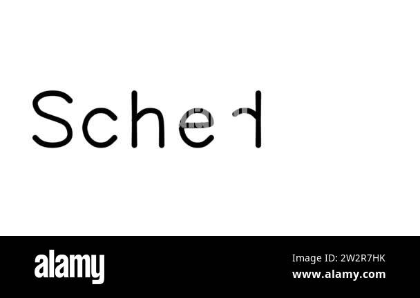 Schedule Handwritten Text Animation in Various Sans-Serif Fonts and ...