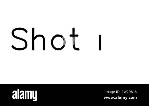 Shotgun Handwritten Text Animation in Various Sans-Serif Fonts and ...