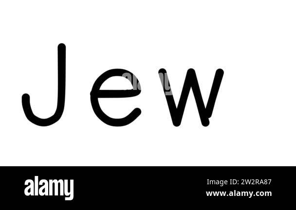 Jews Handwritten Text Animation in Various Sans-Serif Fonts and Weights ...