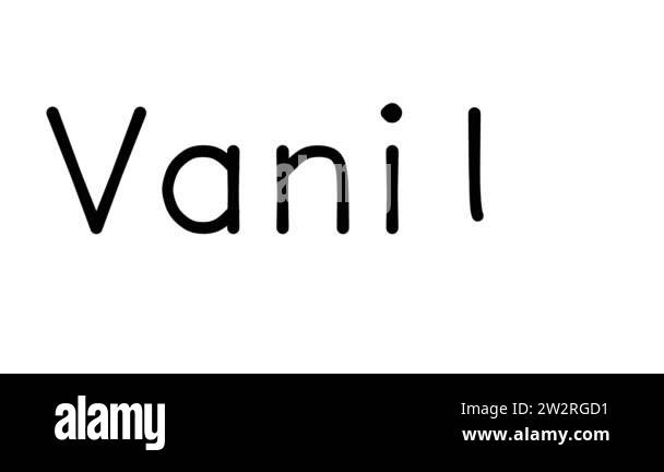 Vanity Handwritten Text Animation in Various Sans-Serif Fonts and ...