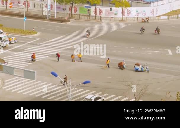 China shanghai street sweeper Stock Videos & Footage - HD and 4K Video ...