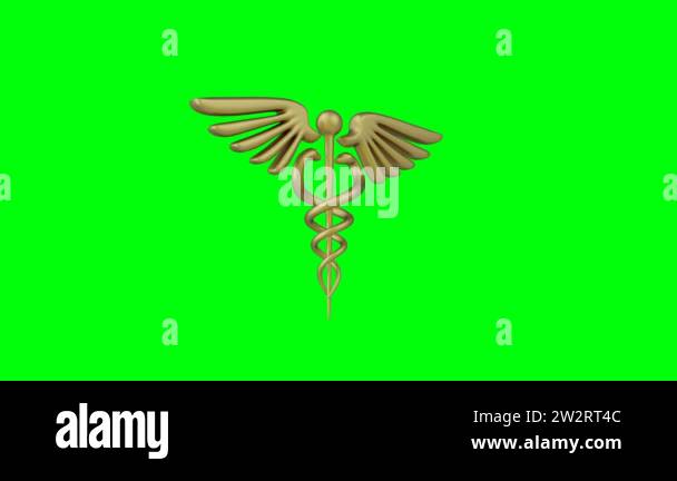 3d caduceus medical symbol Stock Videos & Footage - HD and 4K Video ...