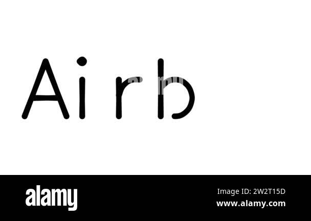 Airbus Handwritten Text Animation in Various Sans-Serif Fonts and ...