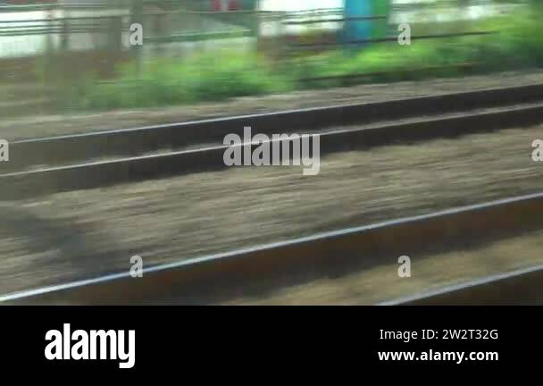 4K Point Of View Subway Train Of Tokyo In Japan. Metro Railway Train On ...