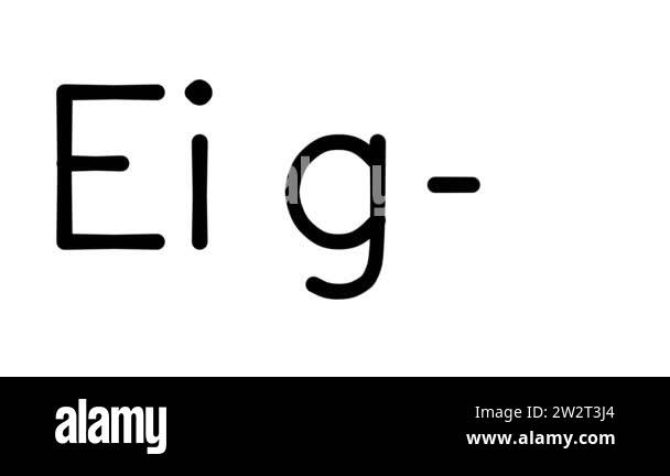 Eiger Handwritten Text Animation in Various Sans-Serif Fonts and ...