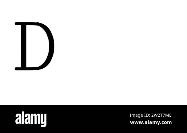 Drag Animated Handwriting Text in Serif Fonts and Weights Stock Video ...