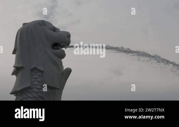 4k, Merlion is a mythical creature with the head of a lion and the body ...