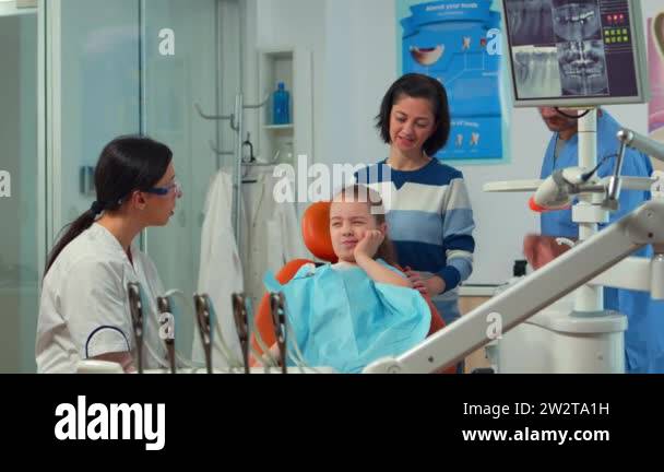 Dentist man talking child Stock Videos & Footage - HD and 4K Video ...