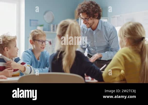 Elementary group discussion Stock Videos & Footage - HD and 4K Video ...