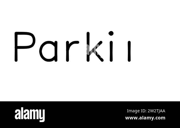 Parking Handwritten Text Animation in Various Sans-Serif Fonts and ...
