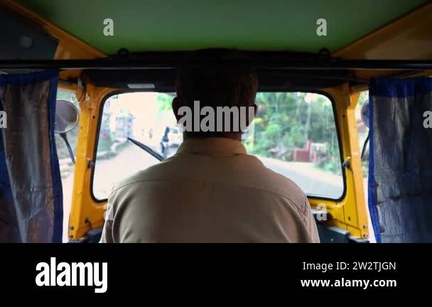 Indian auto rickshaw interior view Stock Videos & Footage - HD and 4K ...