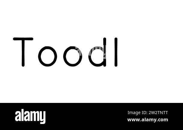 Toodles Handwritten Text Animation in Various Sans-Serif Fonts and ...