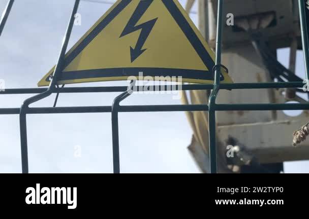 High voltage sign on transformer Stock Videos & Footage - HD and 4K ...