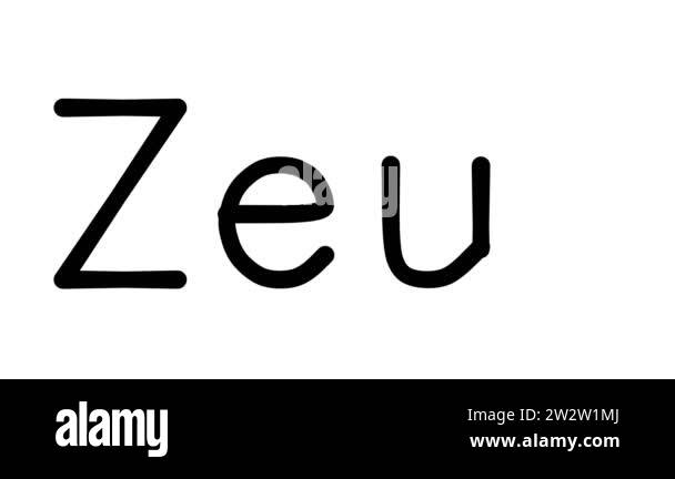 Zeus Handwritten Text Animation in Various Sans-Serif Fonts and Weights ...