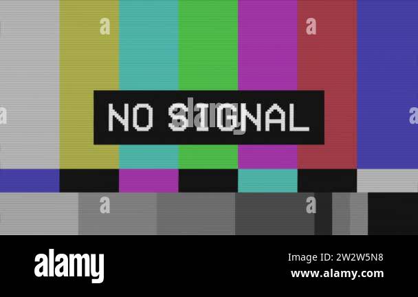 Vintage VHS (Video Home System) defects noise and artifacts effect ...