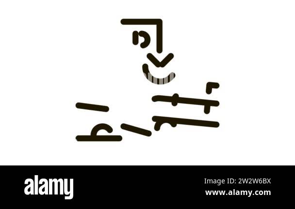 Wrong Parking Car Icon Animation Stock Video Footage - Alamy