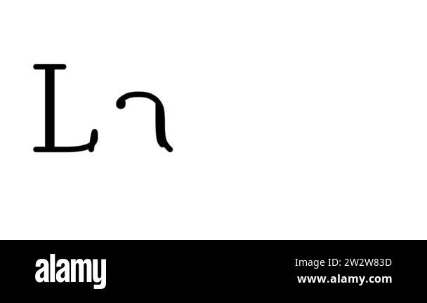 Lager Animated Handwriting Text in Serif Fonts and Weights Stock Video ...
