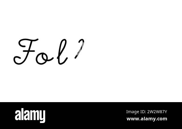 Folklore Decorative Handwriting Animation in Six Cursive and Gothic ...