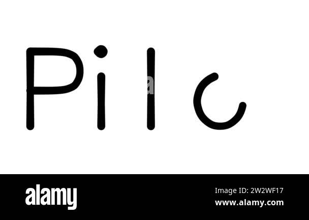 Pilot Handwritten Text Animation in Various Sans-Serif Fonts and ...