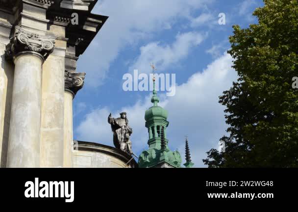 Ukrainian Greco-catholic church. Lviv, Ukraine. The Dominican church ...