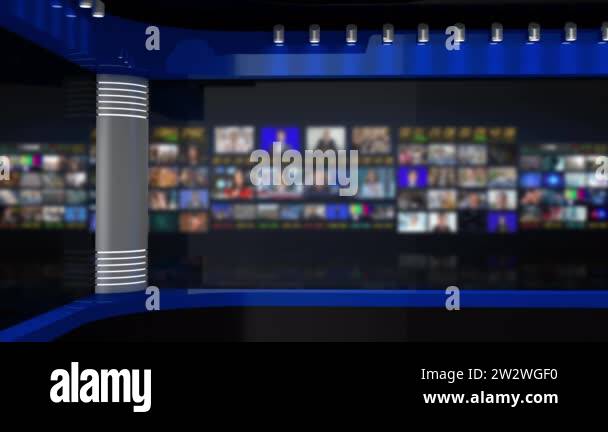 Tv Studio. Studio. News studio. Newsroom Background for News Broadcasts ...