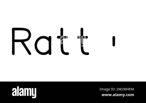 Rattan Handwritten Text Animation in Various Sans-Serif Fonts and ...