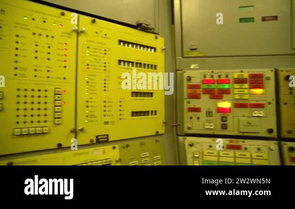soviet control panel for launching intercontinental ballistic missiles ...