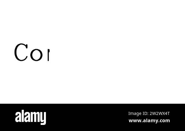 Communism Animated Handwriting Text in Serif Fonts and Weights Stock ...