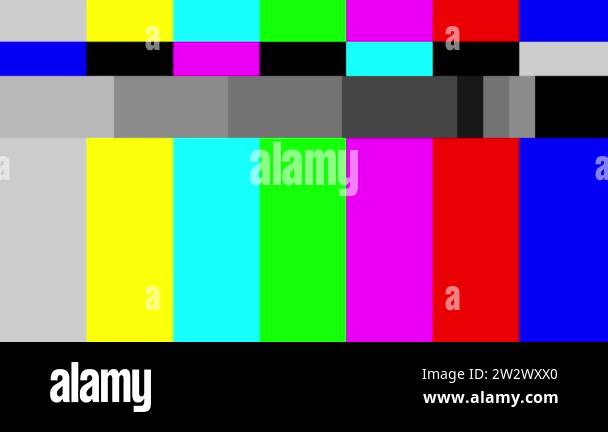 Vintage VHS (Video Home System) defects noise and artifacts effect ...