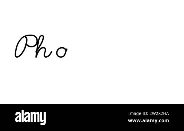 Pharmacy Decorative Handwriting Animation in Six Cursive and Gothic ...