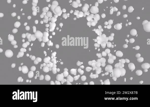 Particles attract to central empty hole and spin around. Vortex motion ...