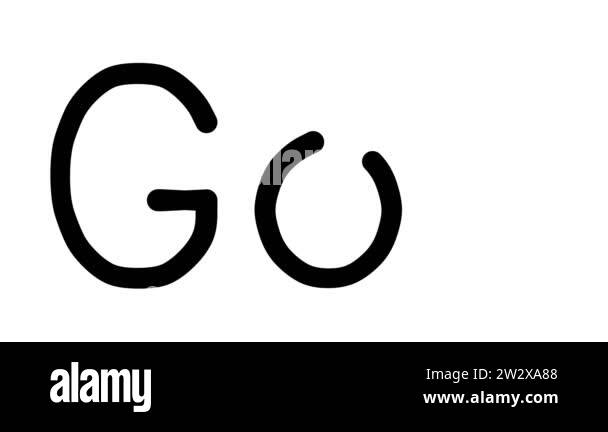 God Handwritten Text Animation in Various Sans-Serif Fonts and Weights ...