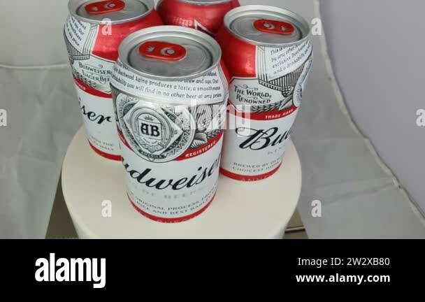 Budweiser bud alcohol bottle beer beers Stock Videos & Footage - HD and ...