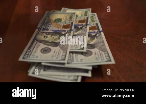 The amount of money is decreasing. Stock market. Flashing red light ...