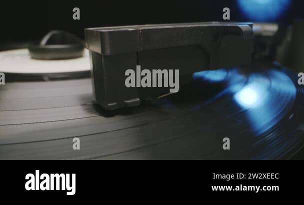 Tonearm of a record player Stock Video Footage - Alamy